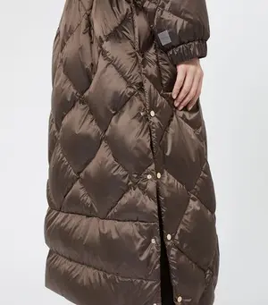 Max Mara Quilted Longline Coat