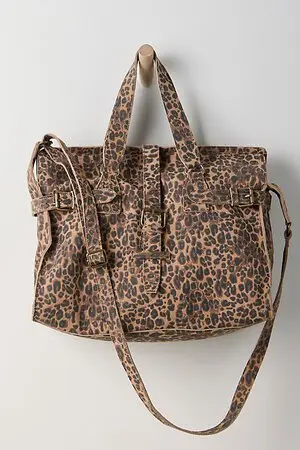 Free People Wild Thing Tote At - Leopard