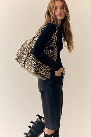 Free People Wild Thing Tote At - Zebra