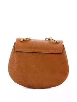 Chloé Drew Leather Small Crossbody Bag - Brown