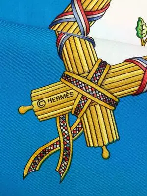 Hermès 1980-2010 Republique Francaise Silk Scarf 90 Scarves - Multicolour