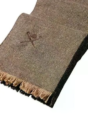 HACKETT  Brolly Frisby Fringed Scarf - Neutrals