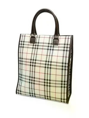 Burberry 2000-2017 House Check Canvas Tote Bag - Neutrals