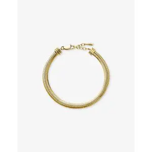 MISSOMA Classic Snake 18ct Yellow Pvd Plated Stainless-steel Chain Bracelet - Gold