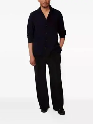 STOFFA Knit Button-down Shirt