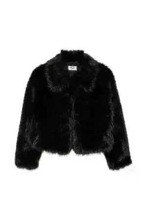 BETTA CORRADI Faux-fur Jacket - Black