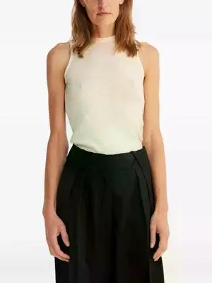 RÓHE Sleeveless Crew-neck Top