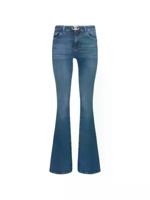 Liu Jo Logo-plaque Flared Jeans