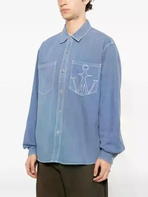 JW Anderson Anchor Logo-embroidered Shirt