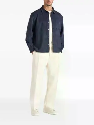 Manière De Voir Andy Panelled Shirt - Blue