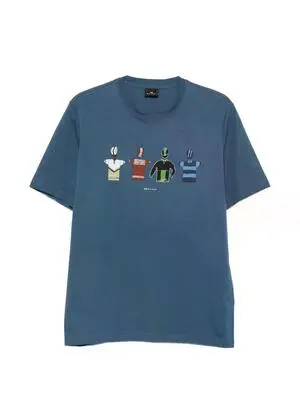 Paul Smith Graphic-print Organic-cotton T-shirt