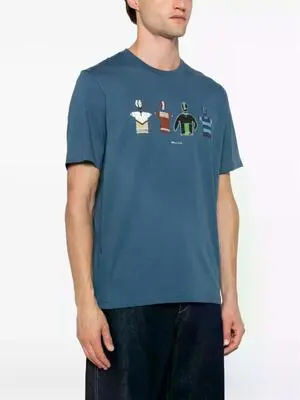 Paul Smith Graphic-print Organic-cotton T-shirt