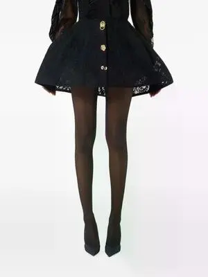 Blumarine Floral-lace Mini Skirt