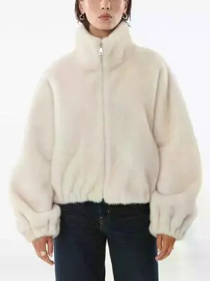 GIOVANNI PARIS Josie Faux-fur Jacket - Neutrals