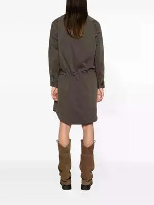 MAISON MARGIELA Drawstring-waist Shirt Mini Dress