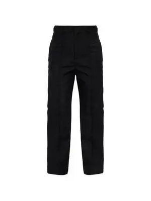 Loewe Pressed-crease Slim-fit Trousers - Black