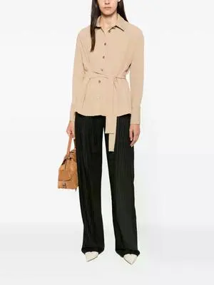 Imperial Belted Button-down Shirt