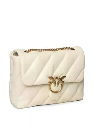 Pinko Quilted Leather Shoulder Bag