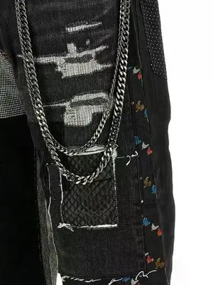 Junya Watanabe Chain-link Patchwork Jeans