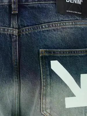 Off-White Arrows Ombré-effect Jeans