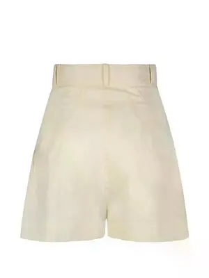 Matthew Bruch Belted Pleated Shorts