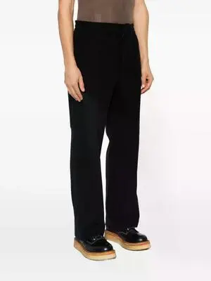 Moncler Logo-patch Straight-leg Trousers