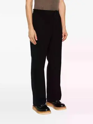 Moncler Logo-patch Straight-leg Trousers
