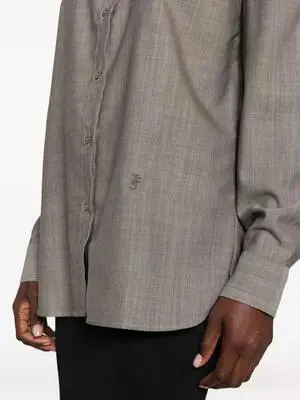THE FRANKIE SHOP Oana Padded Wool Shirt