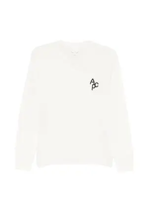 A.p.c. Logo-embroidered Sweater