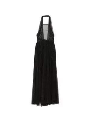 TWINSET Halterneck Maxi Dress - Black
