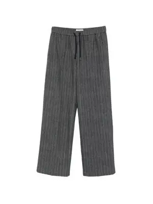 CIRCOLO 1901 Pinstripe Drawstring-waist Trousers