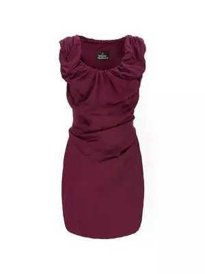 VIVIENNE WESTWOOD Ginnie Draped Mini Dress - Red