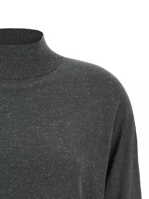 Peserico Lamé-effect Roll-neck Sweater