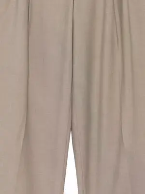 ROBERTO COLLINA Concealed-closure Trousers - Neutrals
