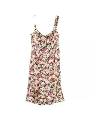 DÔEN Donielle Floral-print Midi Dress - Neutrals