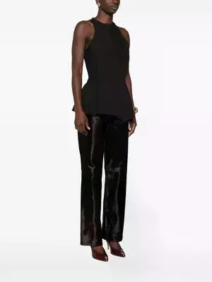 Magda Butrym Asymmetric Peplum Blouse