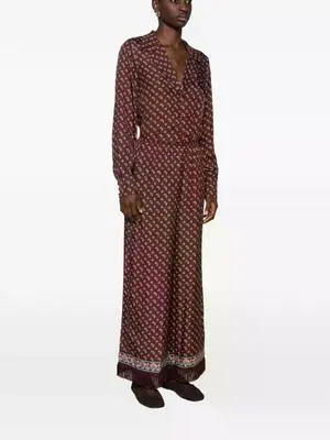 DÔEN Lavona Paisley-print Trousers