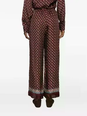 DÔEN Lavona Paisley-print Trousers