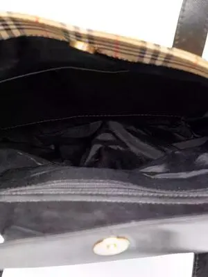 Burberry 2000-2007 Haymarket Check Canvas Tote Bag