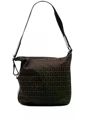 Fendi 20th Century Zucchino Canvas Shoulder Bag