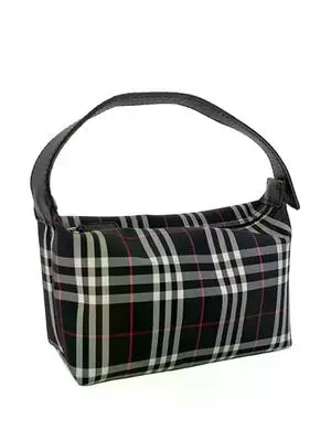 Burberry 1990-2010 House Check Nylon Handbag