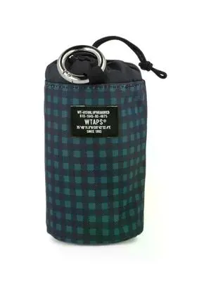WTAPS Check-pattern Drawstring Pouch