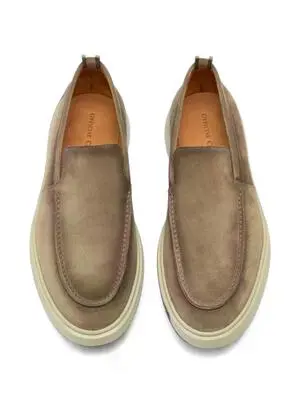 Officine Creative Bones 002 Suede Loafers