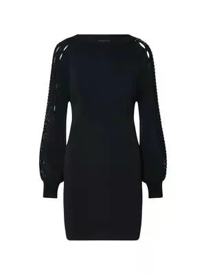 Liu Jo Dress With Embroidered Cut-outs - Black