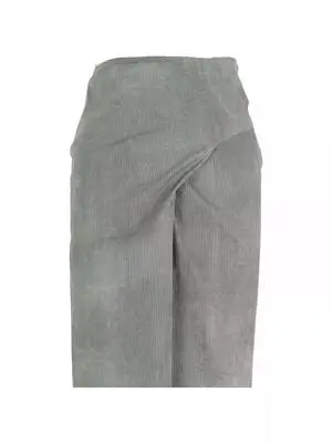 CORTANA Ryo Wrap Maxi Skirt - Grey