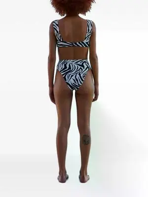 HAIGHT. Beta Zebra-print Bikini Bottoms