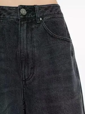 Adidas Logo-embroidered Panelled Jeans