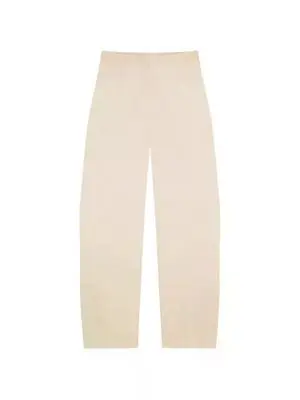 CORTANA Costa High-waisted Linen Trousers - Neutrals