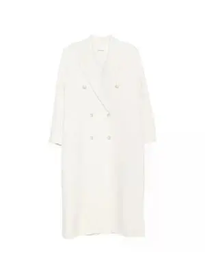 THE FRANKIE SHOP Gaia Double-breasted Coat - Neutrals