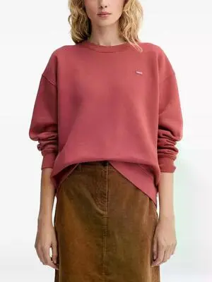 LEVI'S Logo-patch Crew-neck Sweater - Red